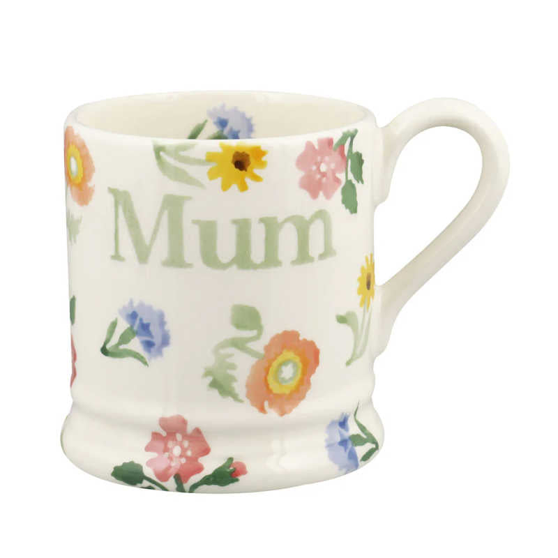 Emma Bridgewater Poppies & Pinks 'Mum' 1/2 Pint Mug – The Crock Ltd